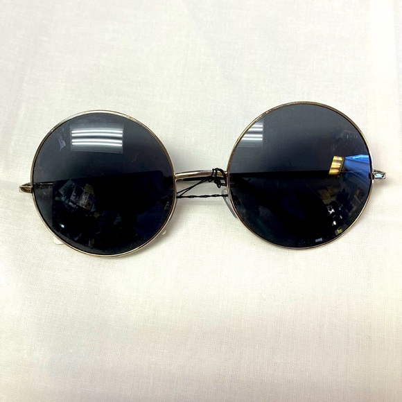Accessories | Round Sunglasses Dark Shade Lens | Poshmark